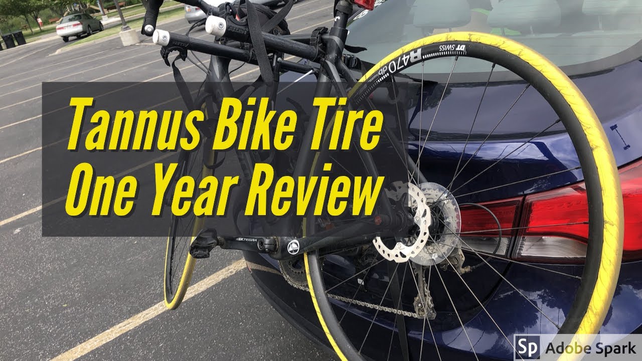 Tannus bike tires one year update! - YouTube