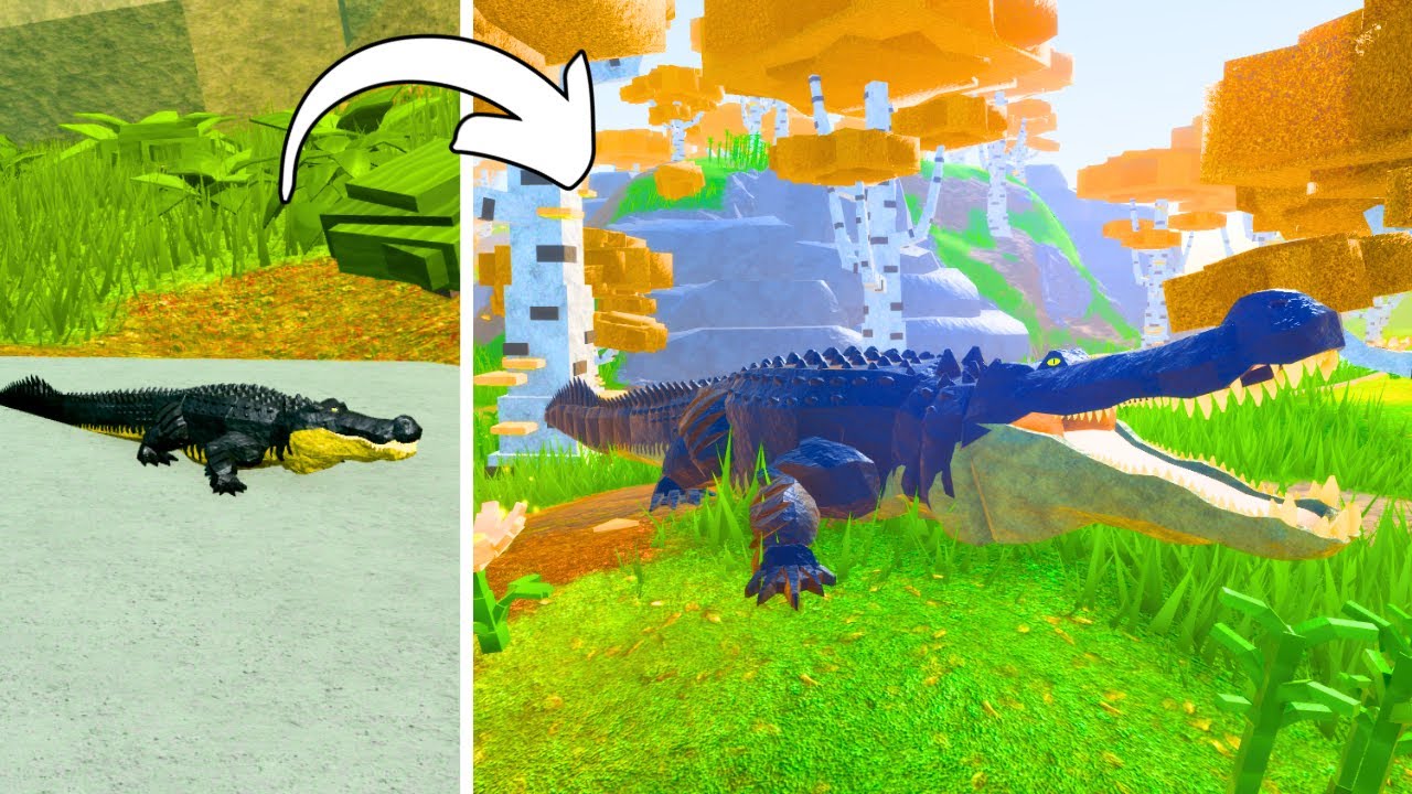 COMO SOBREVIVI COM DEINOSUCHUS NO DINOSAUR SIMULATOR #roblox - YouTube