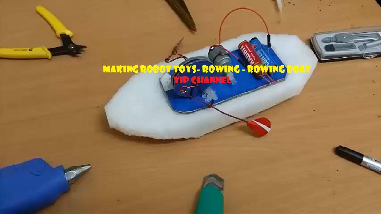 Making Robot Toys Rowing Rowing Boat - YouTube