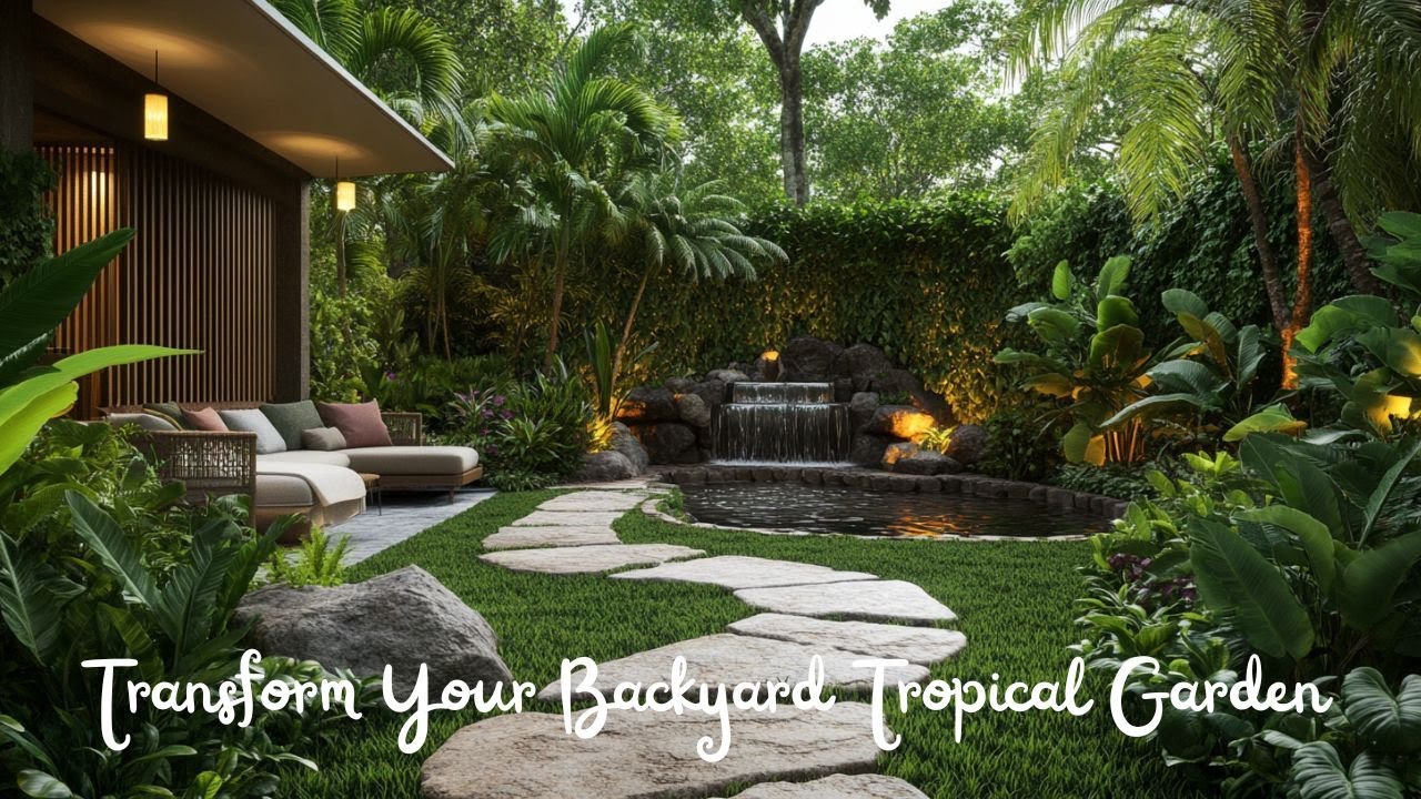 Transform Your Backyard 🌺 Tropical Landscaping Ideas 2025 for Small ...