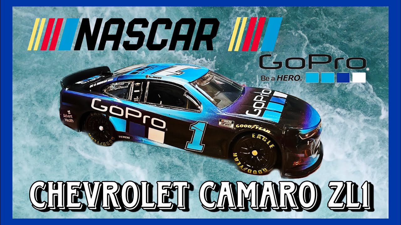 Let's Unbox NASCAR Ross Chastain GoPro Chevrolet Camaro ZL1 -2022 - YouTube