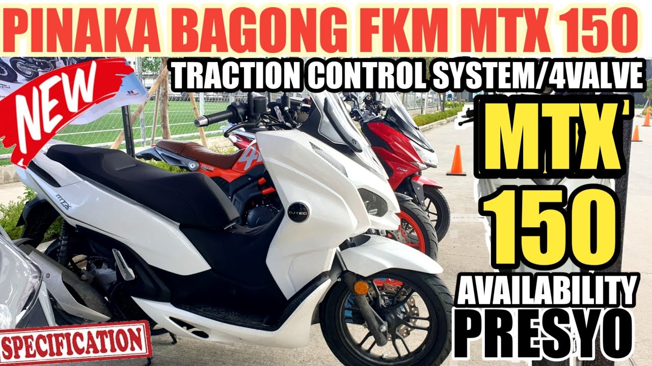 MTX 150 BAGONG MAXI SCOOTER NG FEKON - YouTube