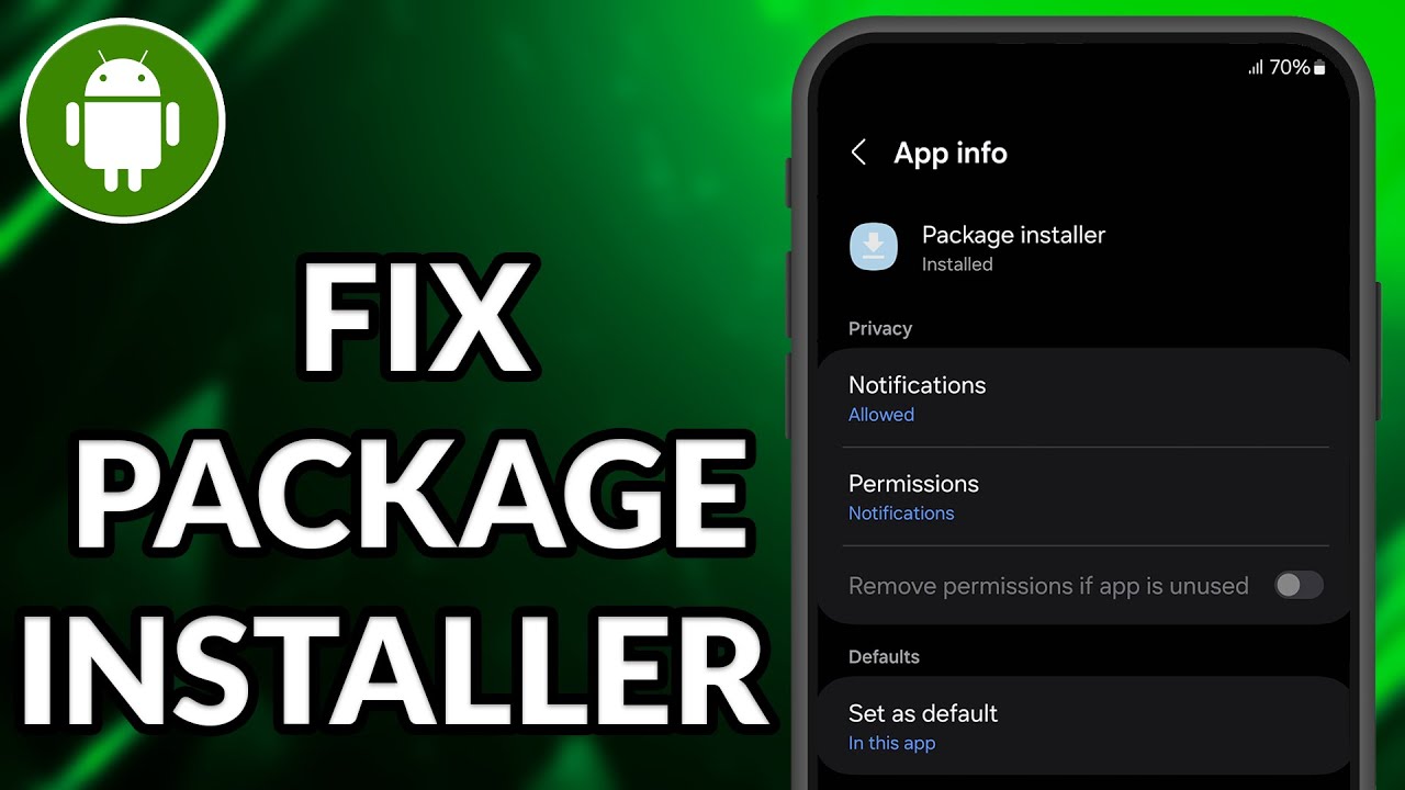 How To Fix Android Package Installer Not Working - YouTube