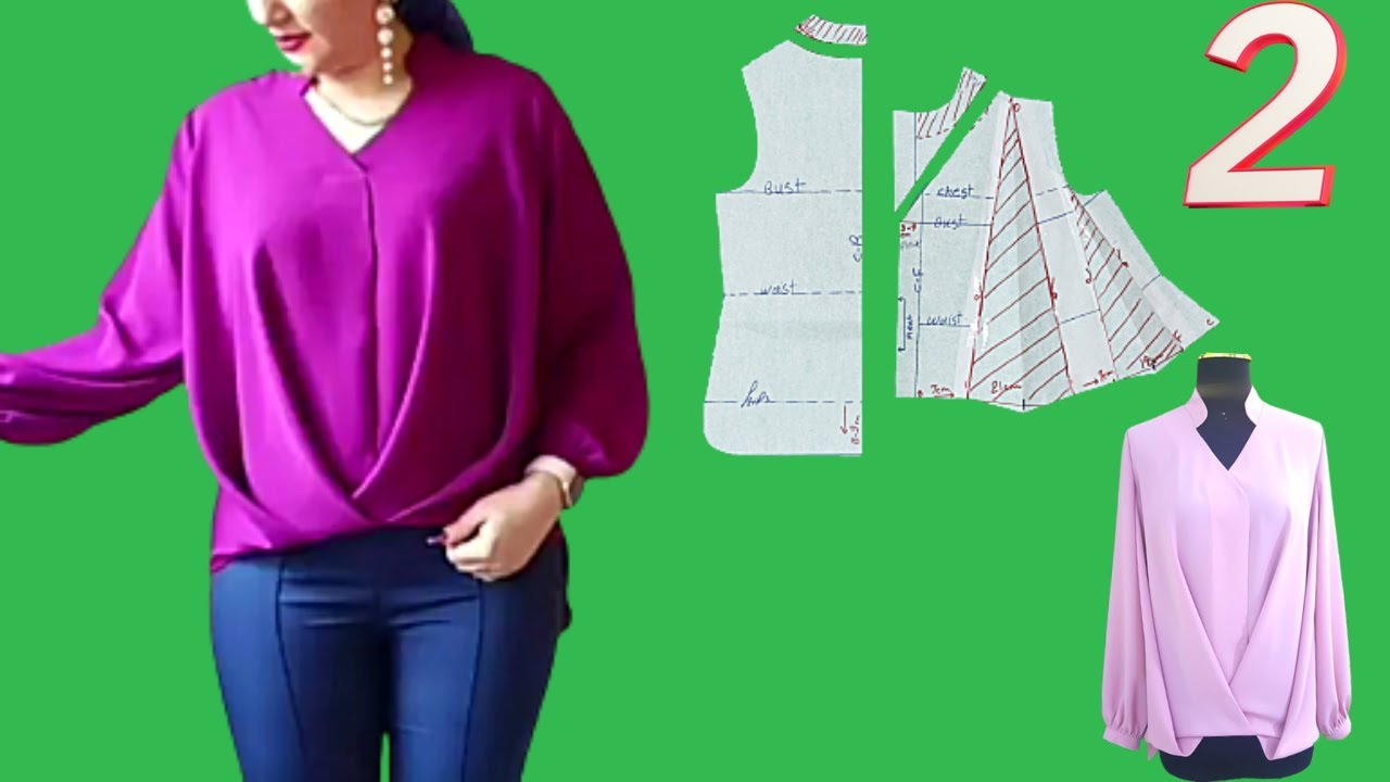 sewing : step by step beautiful blouse tutorial for begginers / learn ...