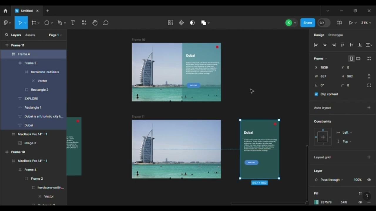 Figma Tutorial | Beginner projects - 2 | Animation in Figma | Tamil - YouTube