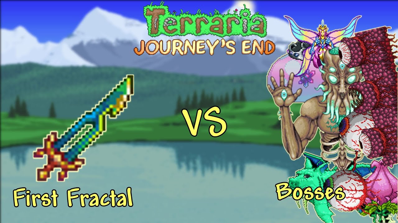 First Fractal vs Bosses | Terraria 1.4 (Master Mode) - YouTube