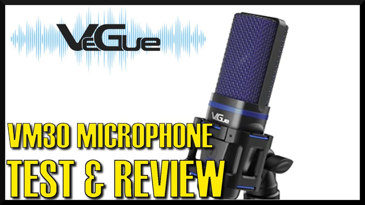 VeGue VM30 Microphone Review and Test - Full Review of the Mic - YouTube