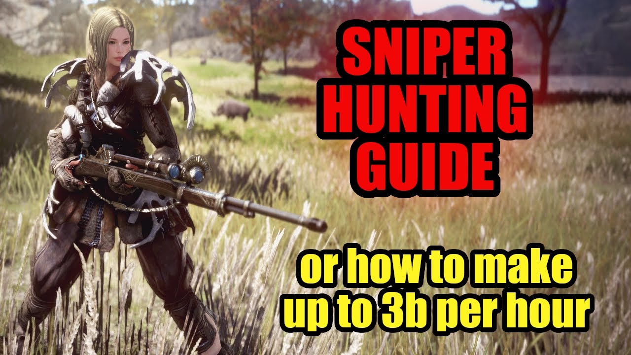 Sniper hunting guide 2025 | Black desert online - YouTube