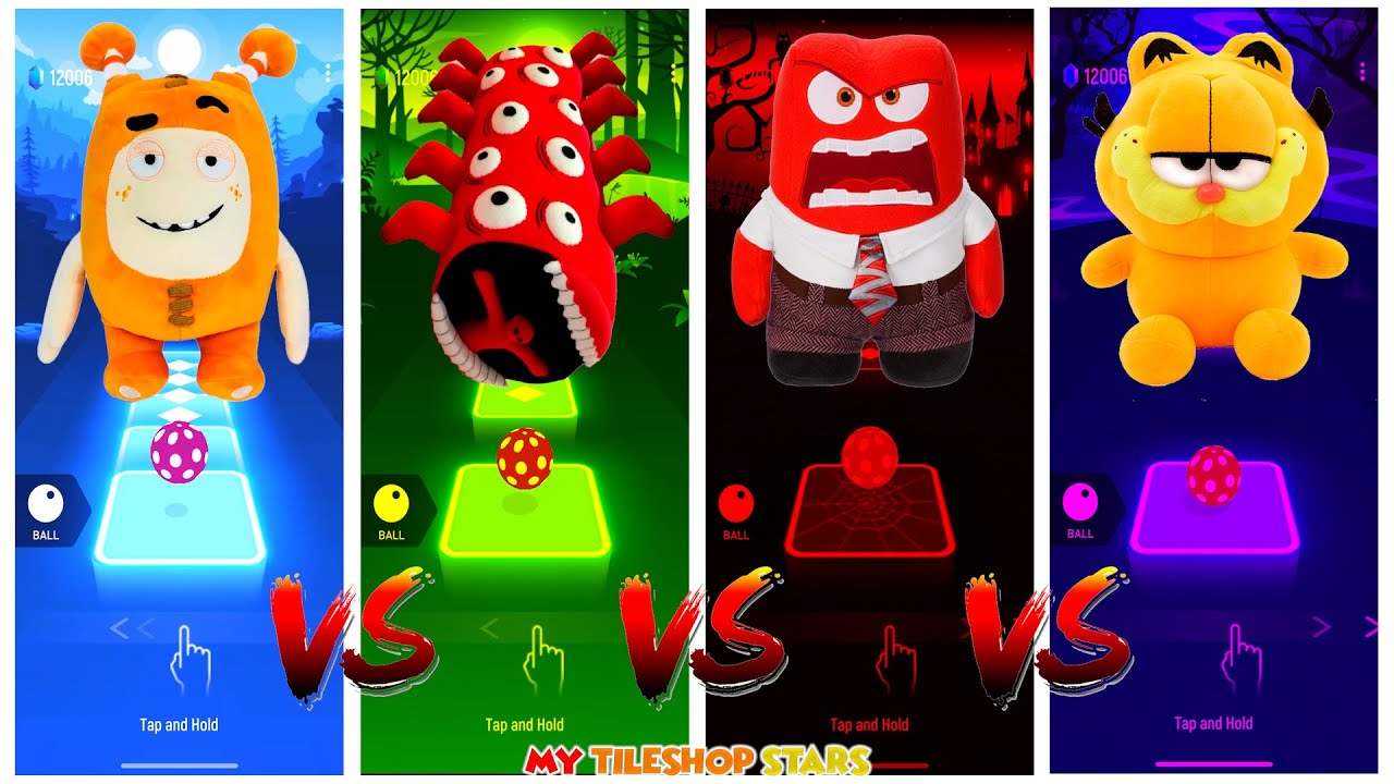 Oddbods & Train Eater & Inside Out 2 & Garfield.🏆 Who Is Best? - YouTube