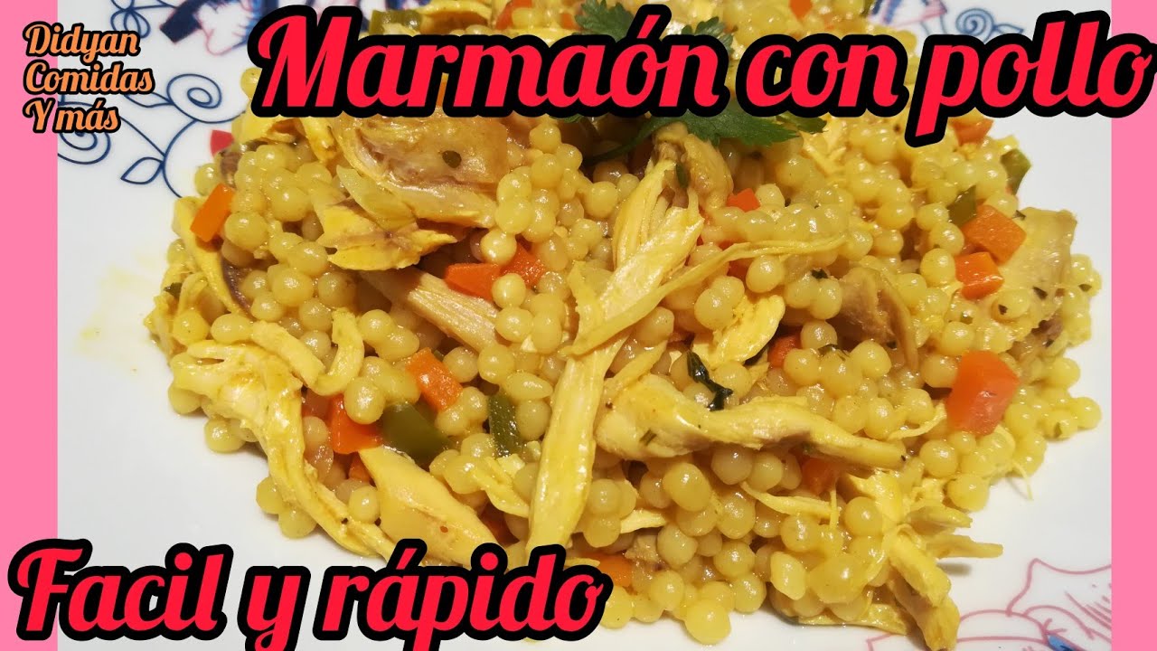 Marmaón con pollo, receta fácil y rápida - YouTube