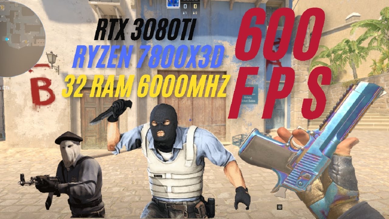 CS2 : RTX 3080TI | Ryzen 7800x3d | 1280x960 | 360hz | Low Settings ...