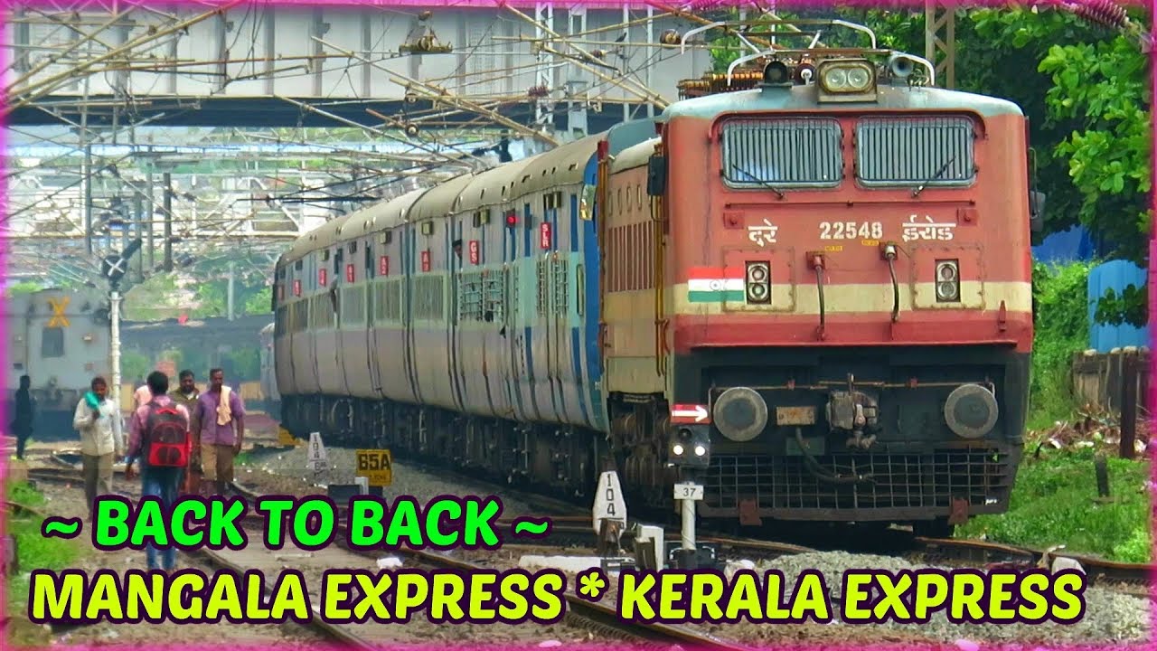 Long Running Daily Trains | ICF Mangala and LHB Kerala - YouTube