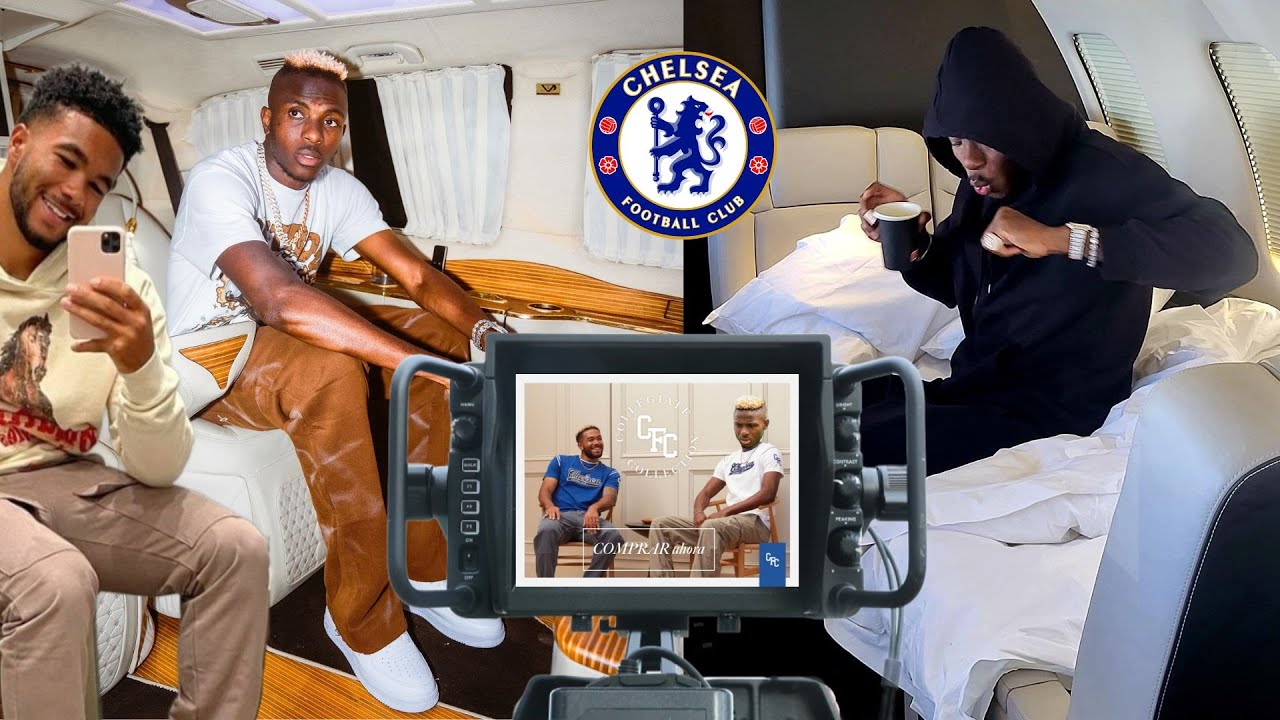 Breaking News! Victor Osimhen In London With Reece James Ahead Of ...