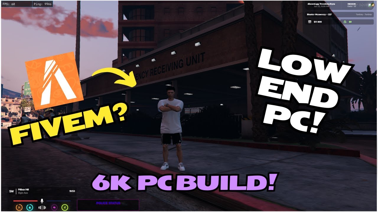 Playing FiveM on my 6k PC Build! - YouTube