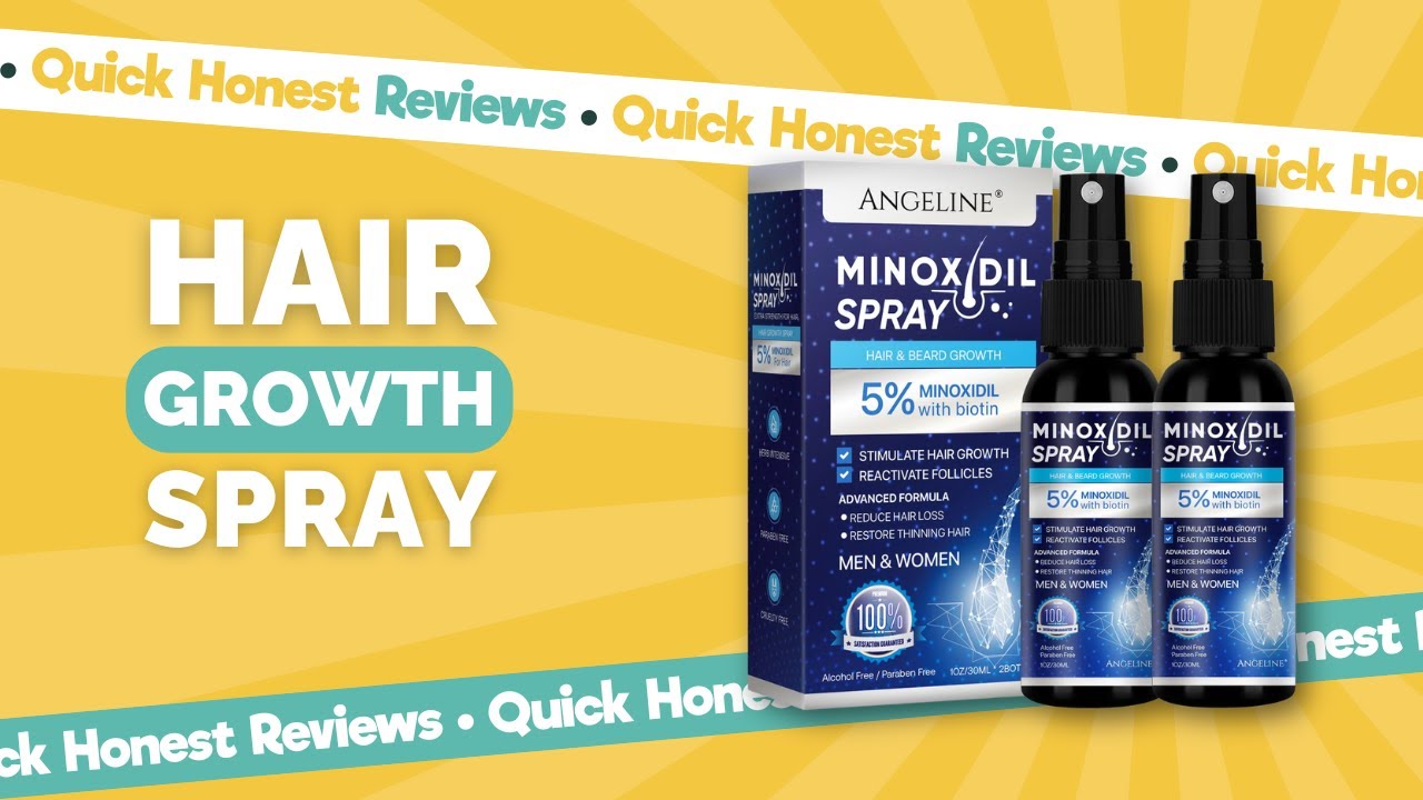 Quick Honest Review of the Hair Growth Spray for Men and Women 5% ...