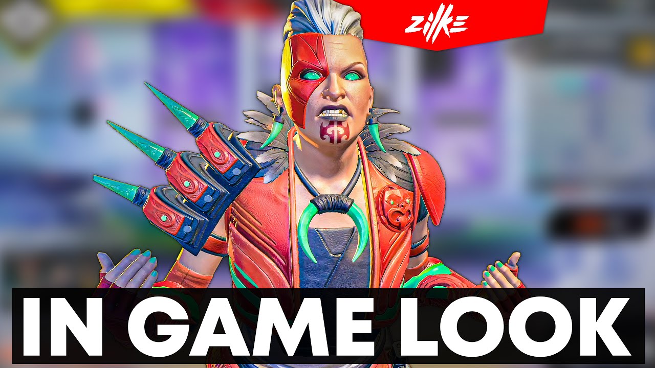 All Mad Maggie Skins In Game Look × Apex Legends Youtube