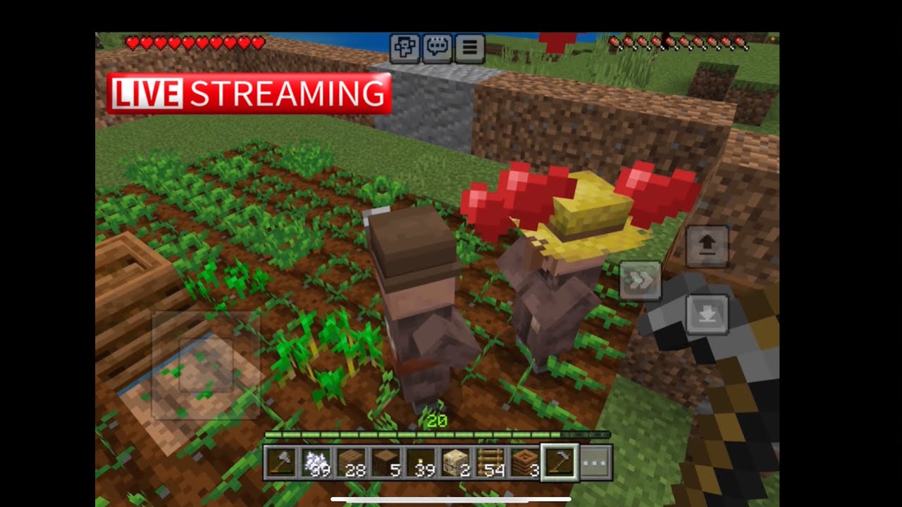 I made a villager farm in Minecraft bedrock survival #8 - YouTube