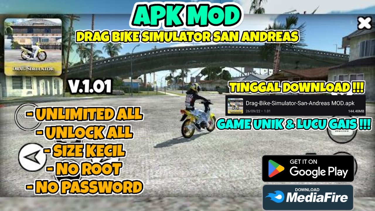 Game motor drag | Drag bike simulator SanAndreas | game balap liar ...