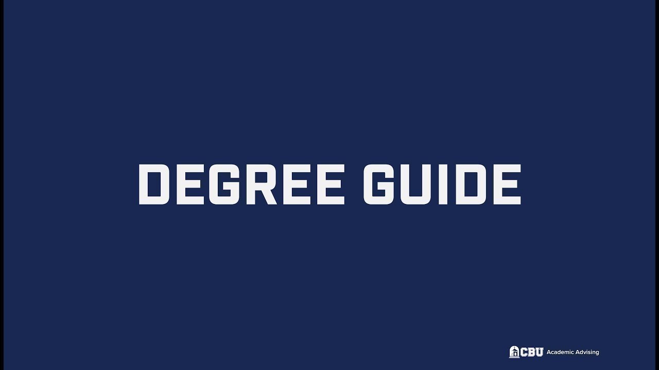 Degree Guide - YouTube