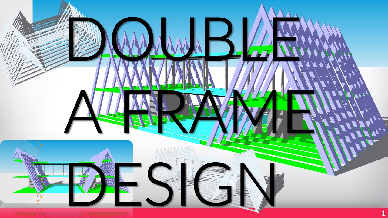 Double A-frame House Design - YouTube