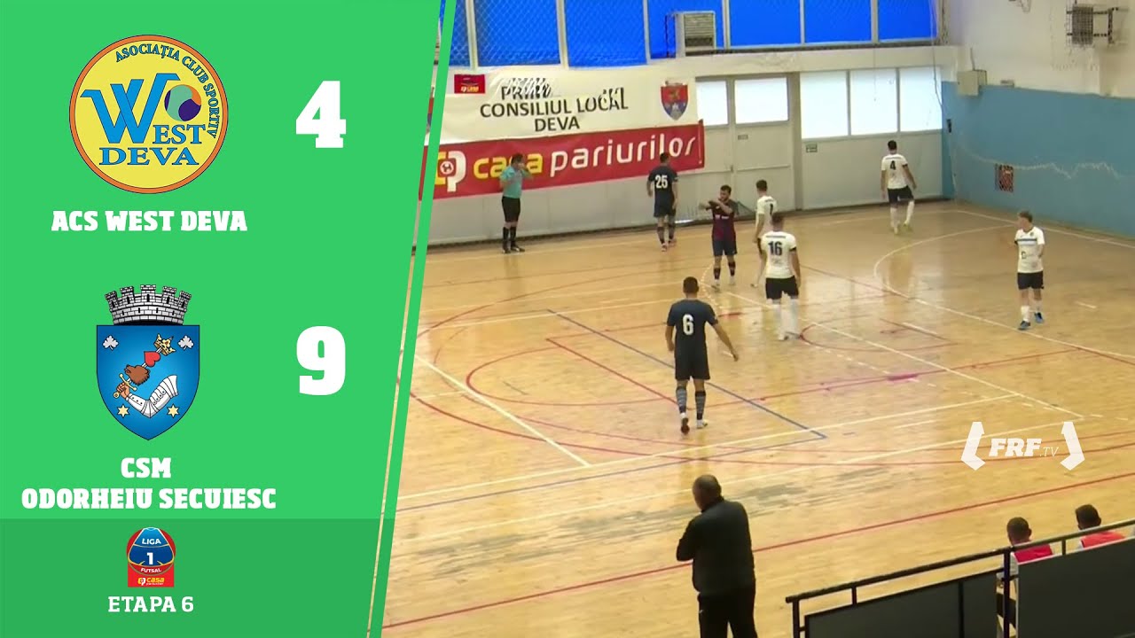 Liga 1 Futsal Casa Pariurilor, Etapa 6: ACS West Deva - CSM Odorheiu ...