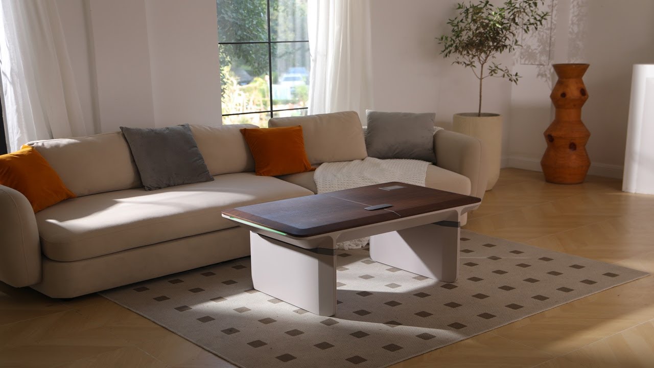 Opula: The Versatile Next-gen Smart Coffee Table - YouTube