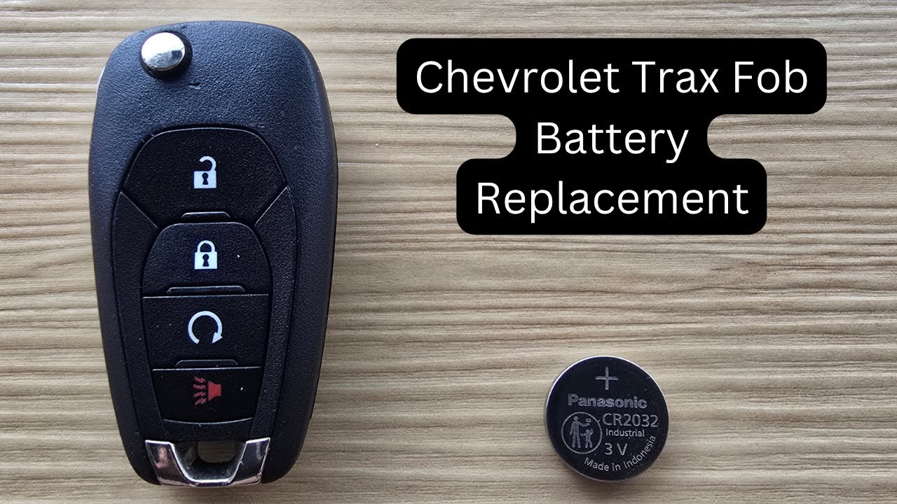 How To Replace or Change Chevrolet Trax Remote Key Fob Battery 2019 ...