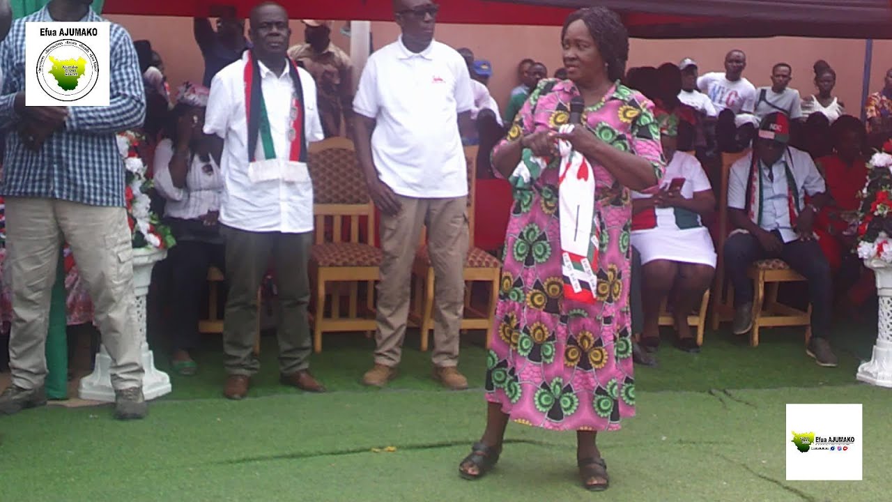 NDC running mate Prof. Jane Naana Opoku Agyeman meets Ajumako-Enyan ...