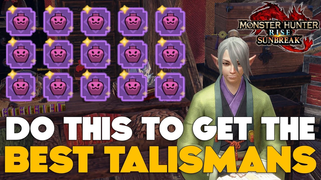 DO THIS to get the Best Talismans [PS/ XBOX] - Monster Hunter Rise ...