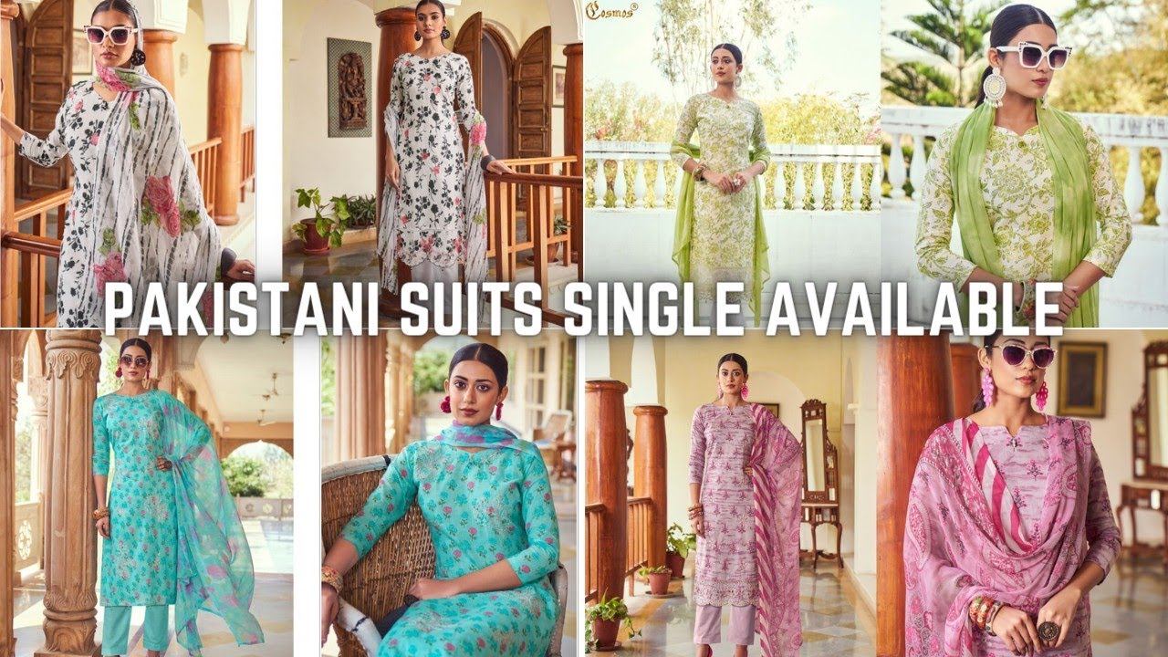 Pakistani Dress Collection| Pakistani Suits Single Piece|Unstitched ...
