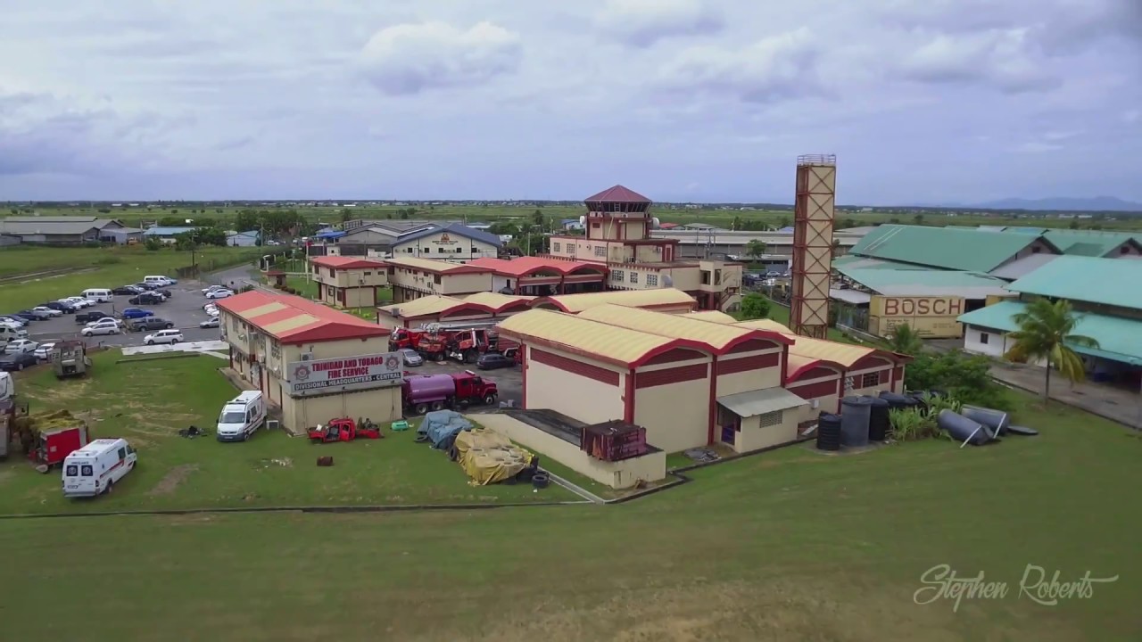 Chaguanas Headquarters Fire Station Aerial View ,Trinidad And Tobago ...