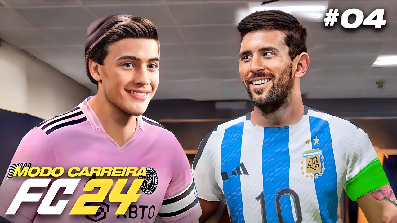 MESSI ME PEDIU PRA FICAR.. E AGORA? - MODO CARREIRA JOGADOR FC 24 ...