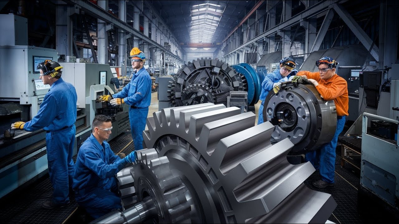Inside the Extreme Manufacturing of Giant Industrial Gears: Precision ...
