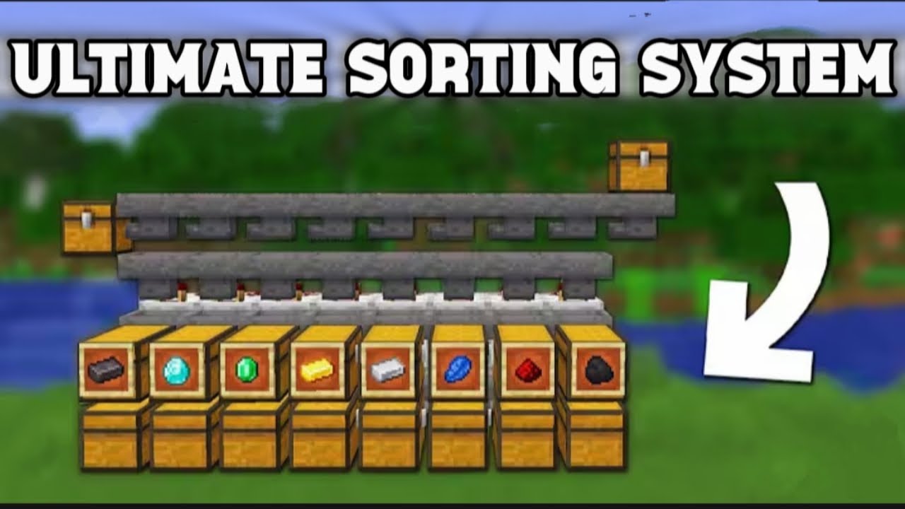 The ONLY Minecraft Sorting System You'll Ever Need | Ultimate Tutorial - YouTube