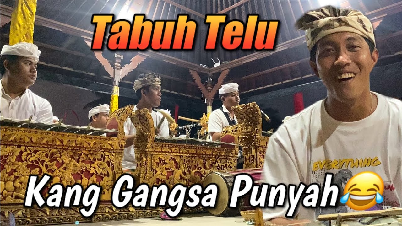 Tabuh Telu Crukcuk Punyah‼️ By Nyame Sudimara Ngayah Ring Pura Puseh ...