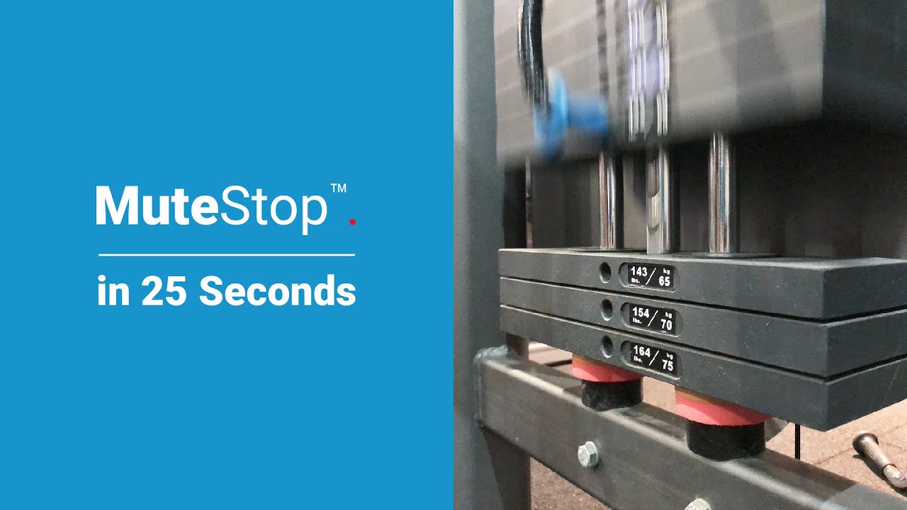 MuteStop™ - Soundproofing Products for Gyms in 25 Seconds - YouTube