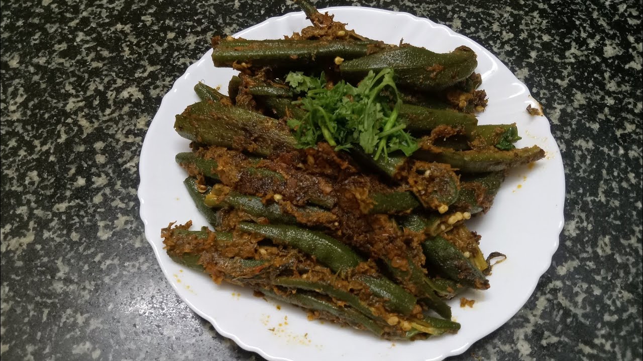 How To Make Bandakai Pudina Kothimera Fry #ladiesfingerfry # ...