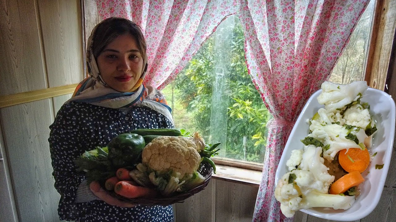 Popular and delicious Iranian pickle | Cauliflower pickle | Persian ...