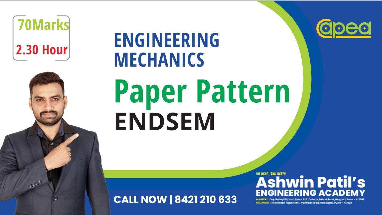 "Engineering Mechanics ENDSemester Paper Pattern: Sure 70 Marks Guide ...