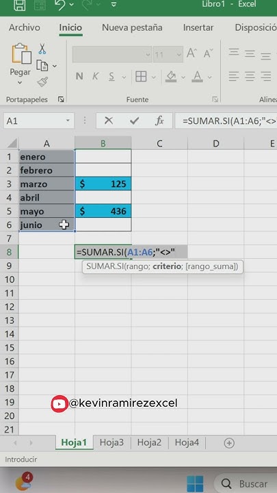 Suma Solo las Celdas con Datos en Excel ¡Así de Fácil! #excel #shorts - YouTube