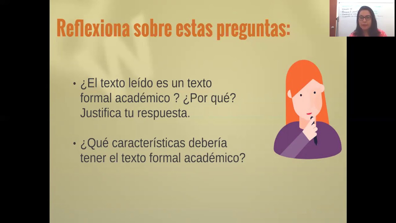 Sesión 1A El texto formal y sus características - YouTube