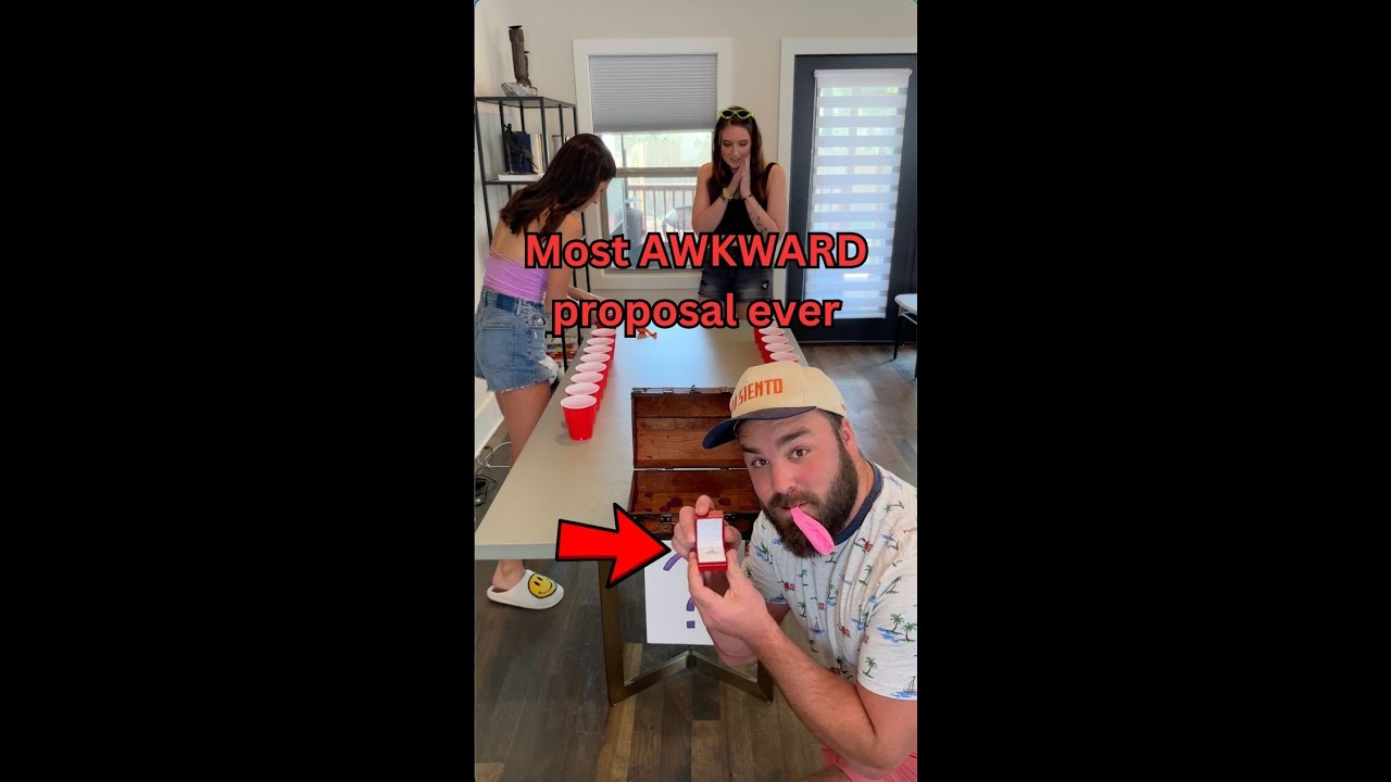 the most AWKWARD proposal I've ever seen (so cringy) - YouTube