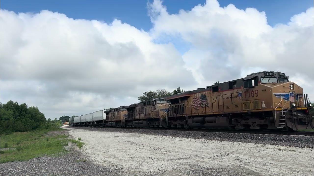 UP 7789 EB UPS Train - 6/1/24 - East of Arlington NE - YouTube