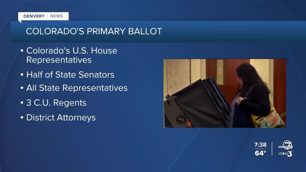 Ballots going in mail today for Colorado primary - YouTube