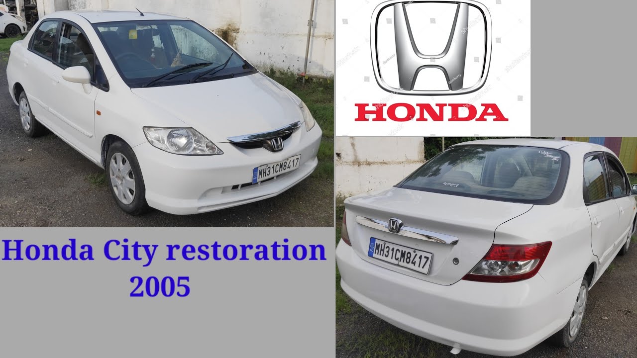 Honda city 2005 model restoration/old model Honda City paint work/Honda ...