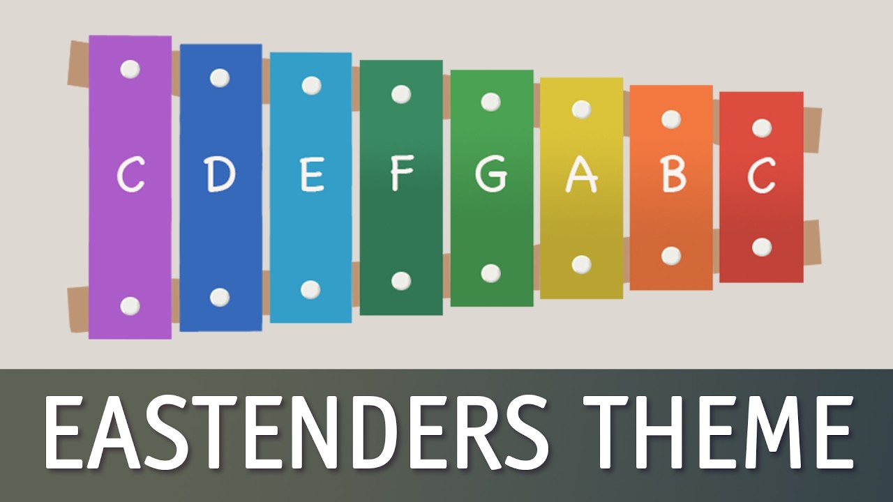 How to play Eastenders Theme Song on a Xylophone Easy Songs (Tutorial ...