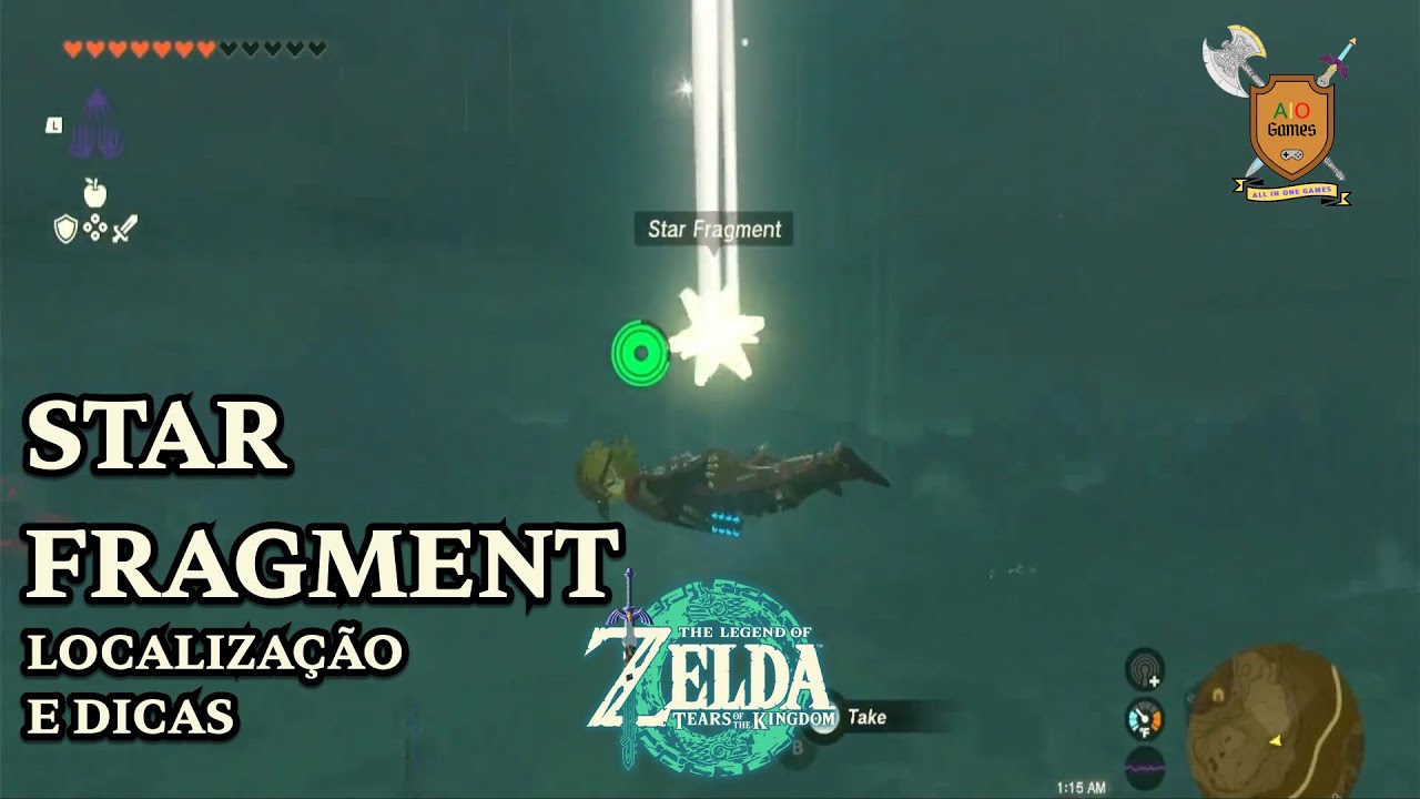 ZELDA TEARS OF THE KINGDOM - CAÇANDO ESTRELAS (Star Fragments) GUIA ...