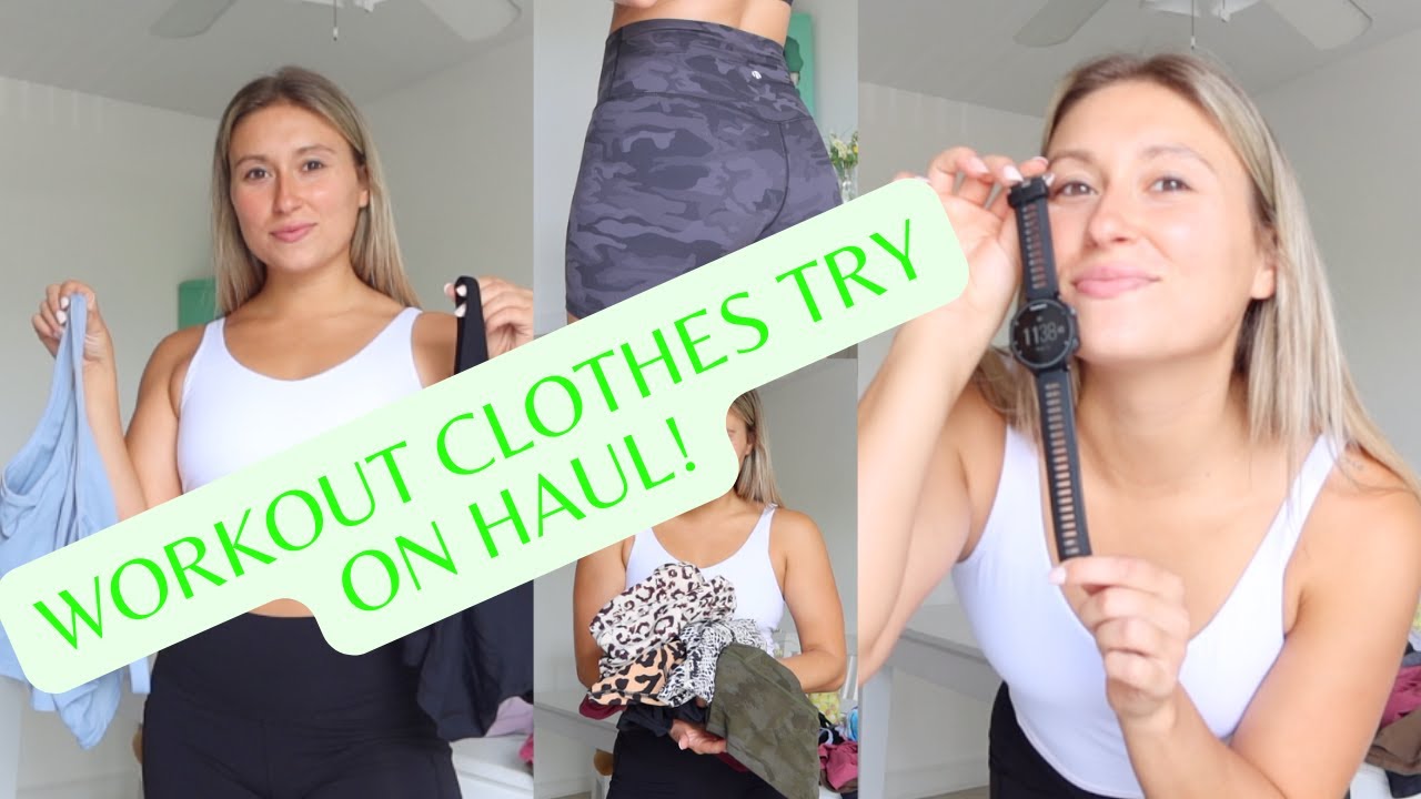 WORKOUT CLOTHES TRY ON HAUL // Amazon finds all under $30 - YouTube