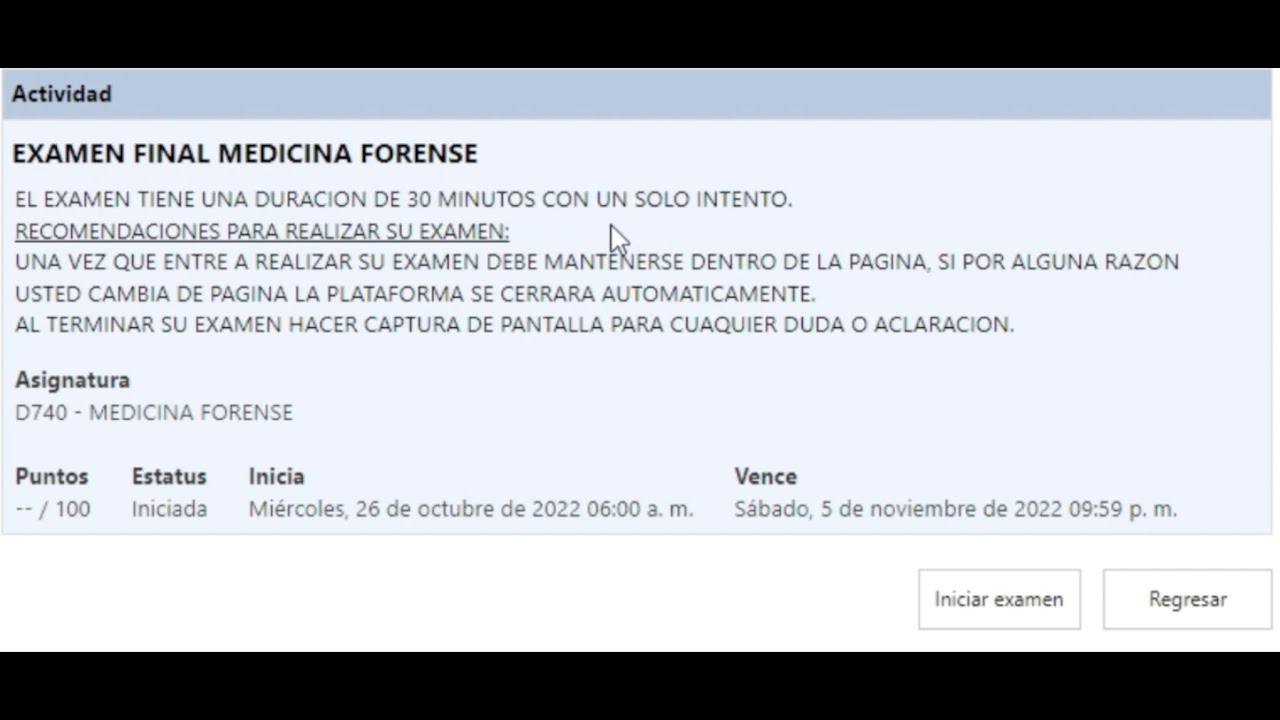Tutorial Examen - Online - YouTube