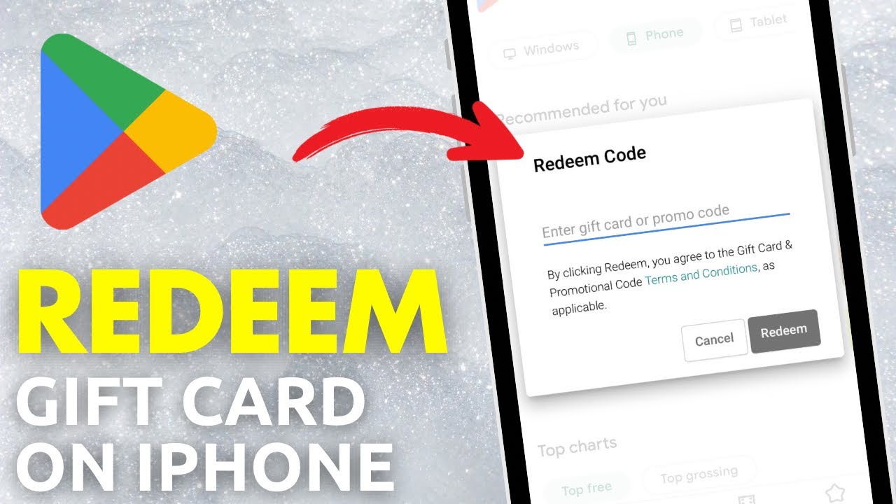 How To Redeem Google Play Gift Card On iPhone (Quick Tutorial!) - YouTube